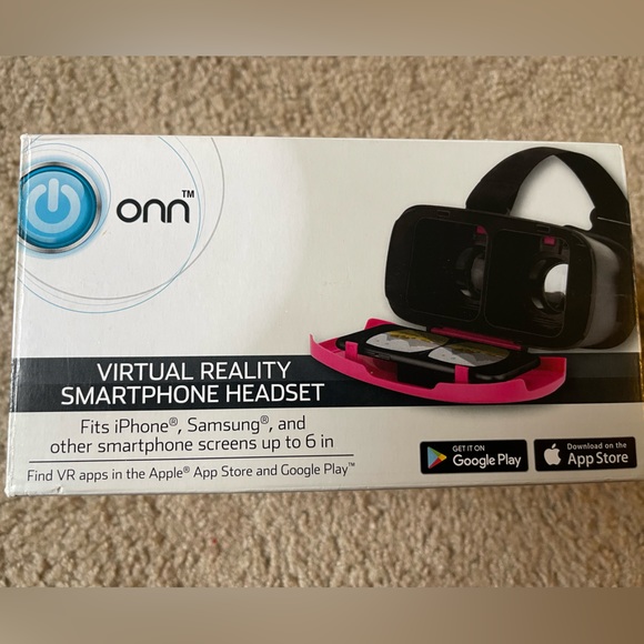 Onn | Other | Nib Onn Pink Virtual Reality Smartphone Headset Fits Up ...